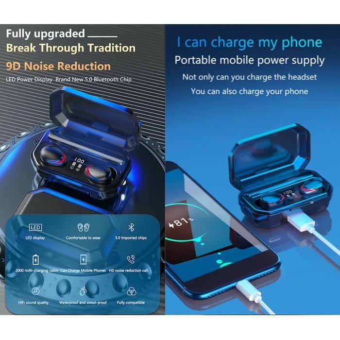 ชุดหูฟังบลูทูธไร้สาย M15 TWS เสียงเบสชัด คุณภาพดี - bali.megastore.th ...