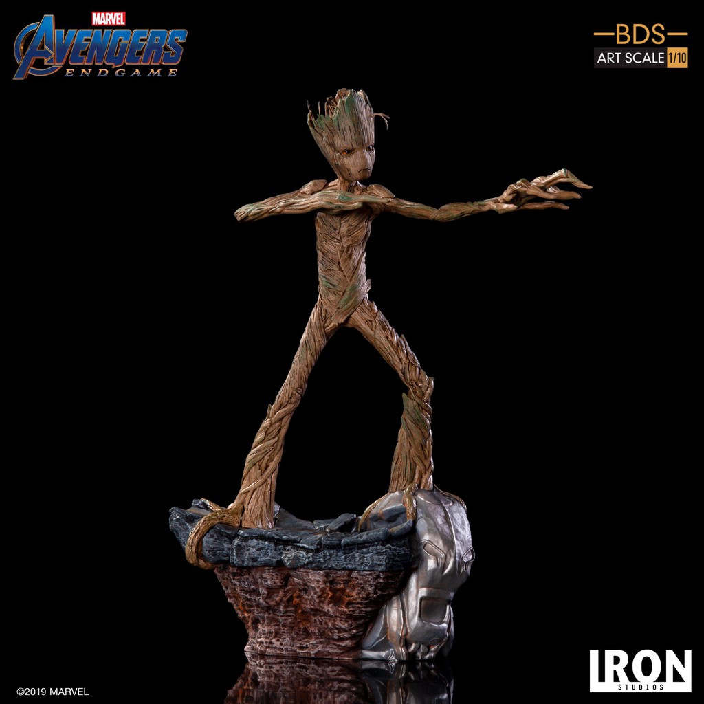 Groot Avengers Endgame BDS 110 Scale by Iron Studios (Statue งานปั้น ...
