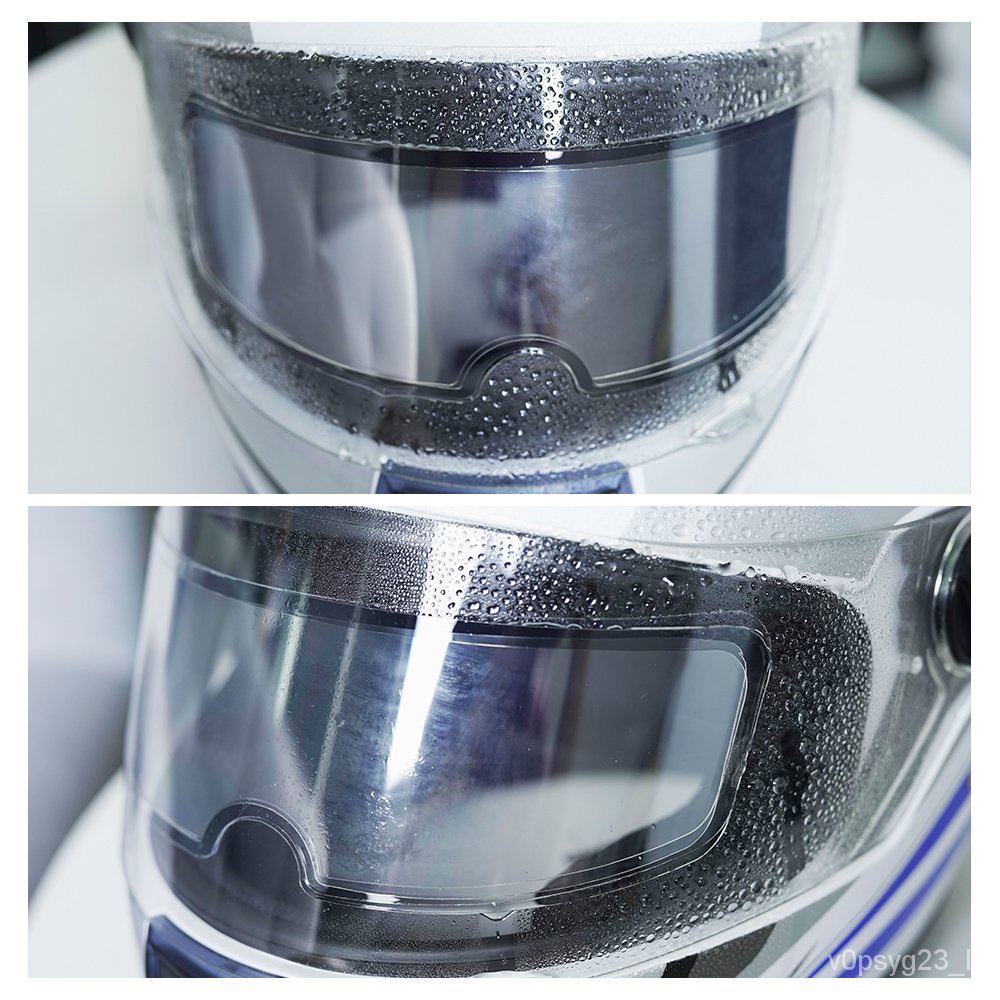 Helmet Clear Anti-Fog Patch Film Motorcycle Helmet Lens Fog Resistant Rainproof Rain Resistant ...