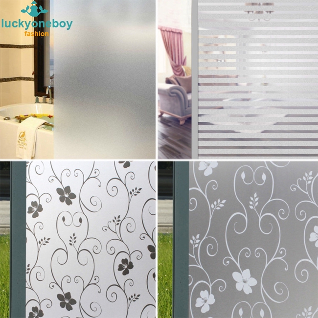 2Mx 45CM PVC Waterproof Frosted Glass Film Sticker for Bathroom Window ...