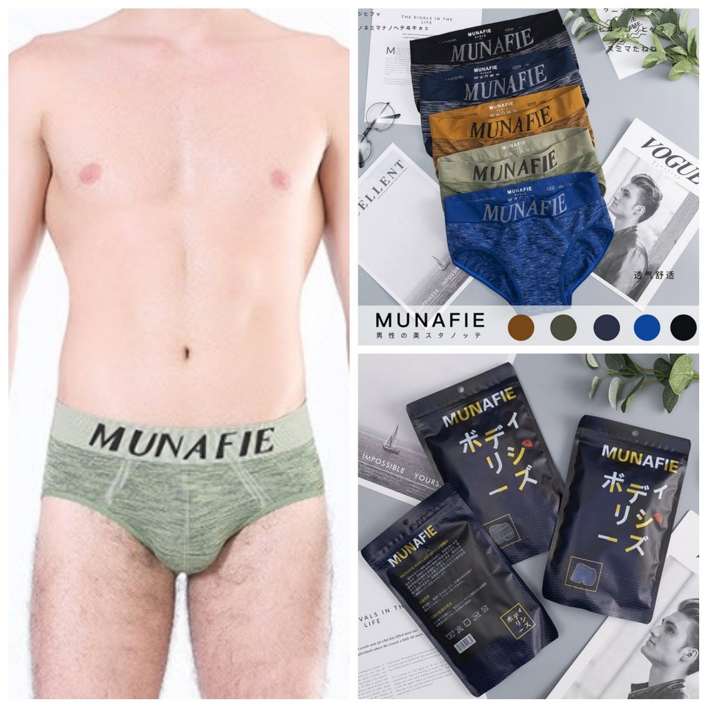 กางเกงในชาย TopDry ขาเว้า รุ่นล่าสุด!! Munafie (ของแท้) แบรนด์ญี่ปุ่น ผ้านิ่ม ยืดหยุ่นสูง ใส่ซอง ...