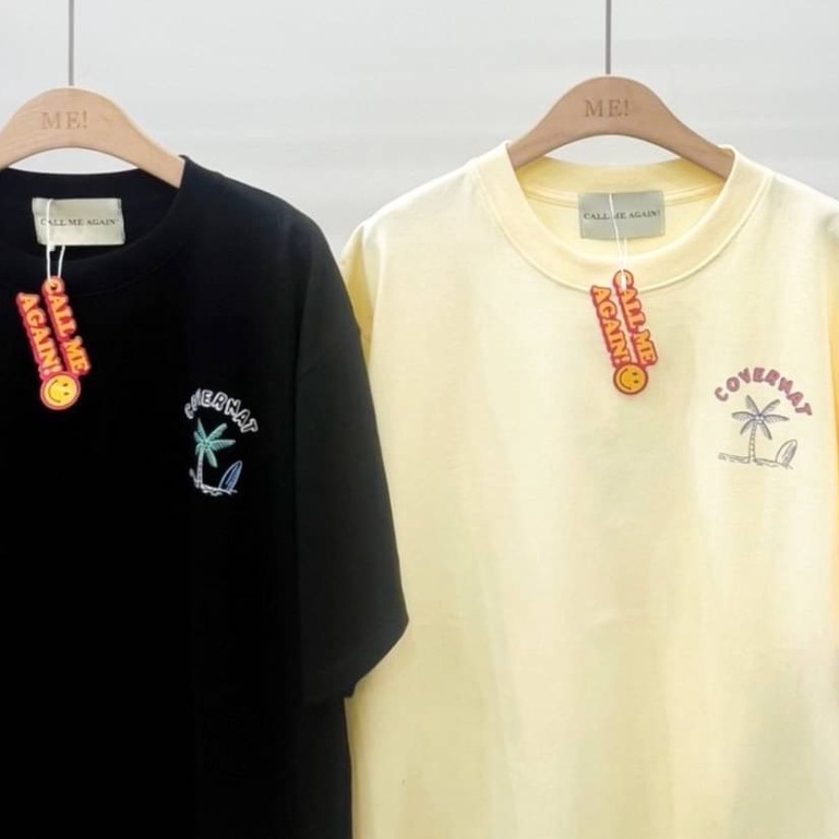 เสื้อยืด Call Me Again เสื้อโอเวอร์ไซส์ ผ้าคอตตอนเกาหลี ใส่สบายๆทรงสวยๆ ...