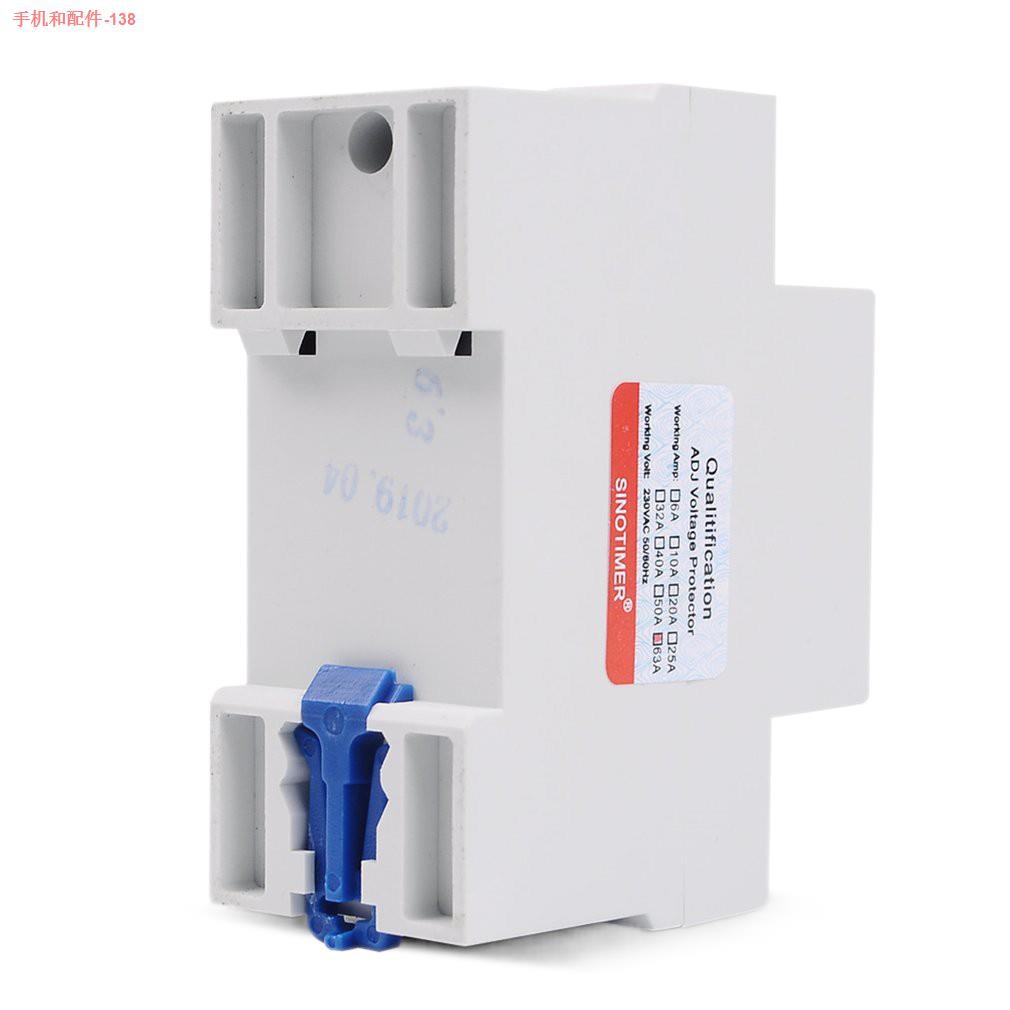 อุปกรณ์ป้องกันไฟเกินไฟตกกระแสเกิน (Dual) SINOTIMER SVP-916 230V Auto-recovery UnderOver Voltage ...