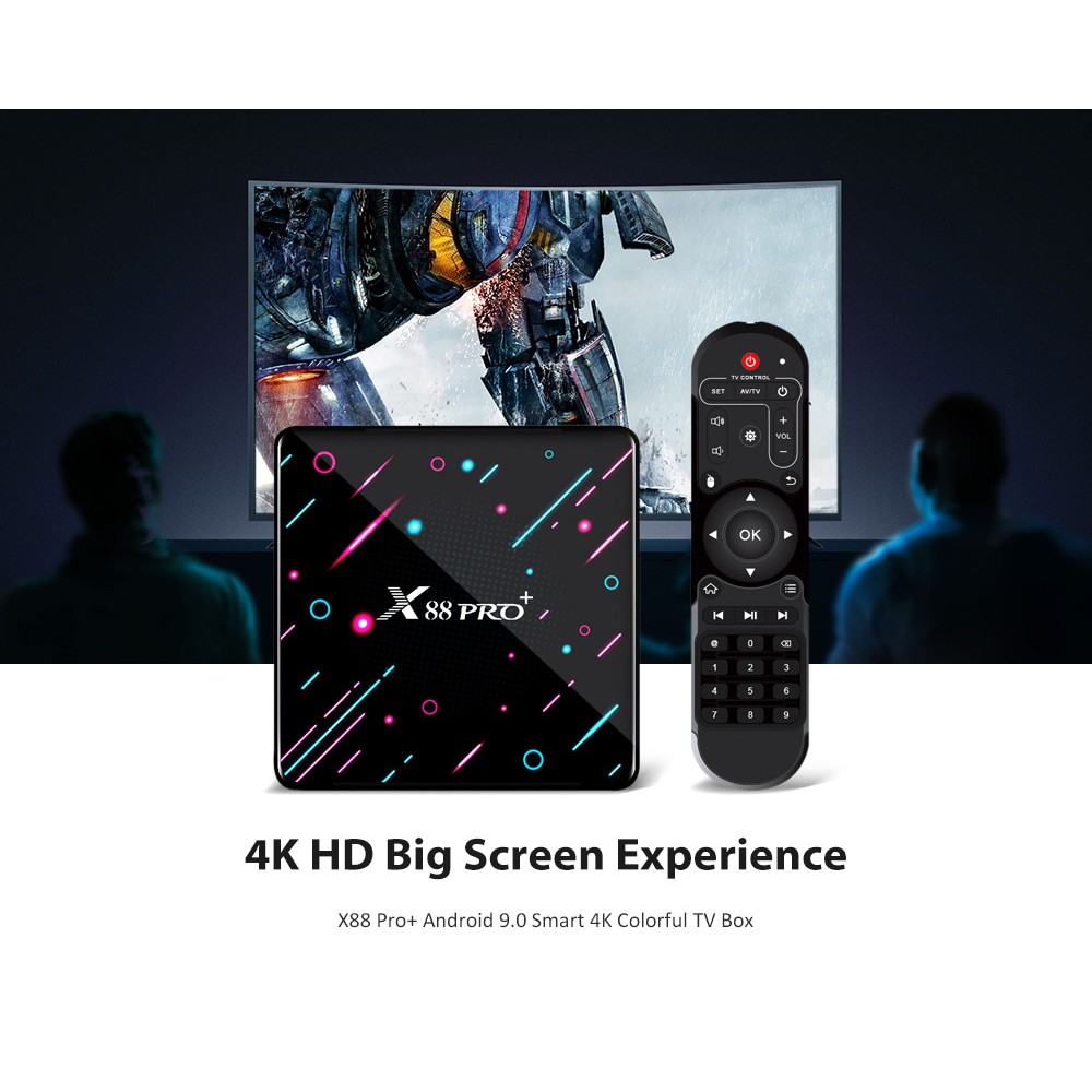X88 Pro Plus Smart Android TV Box Android 9.0, RK3368 Quad-Core CPU ...