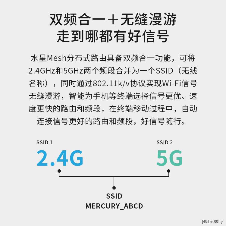 Mercury M6 Mesh Distributed Router Set 100M full Gigabit Smart 5G dual ...