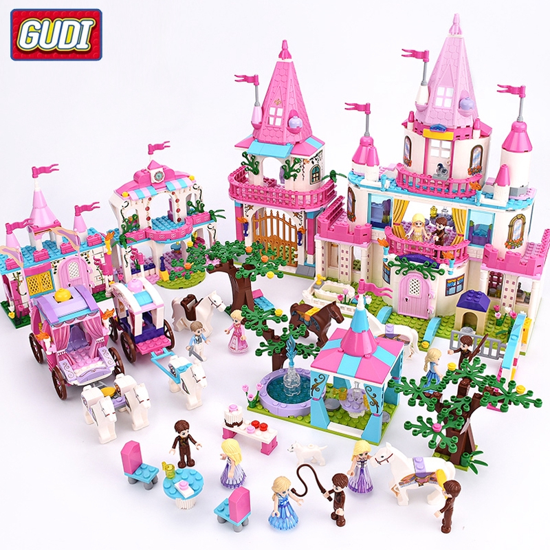 Girls Alice Princess Girls Royal Carriage Shower Bath Pink Castle ...