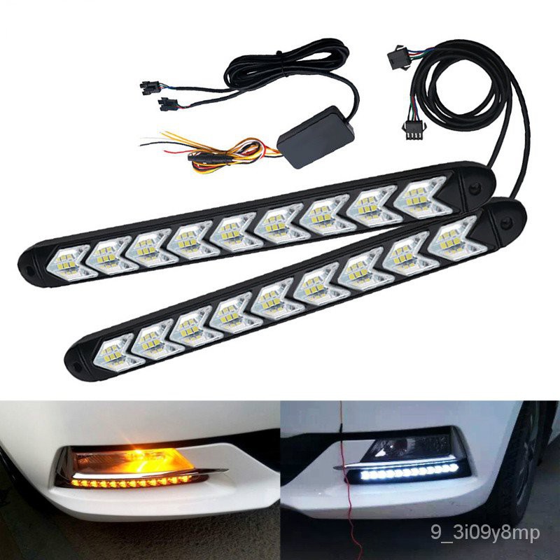 Automobile led streamer turn signal dual color arrow lamp general ...