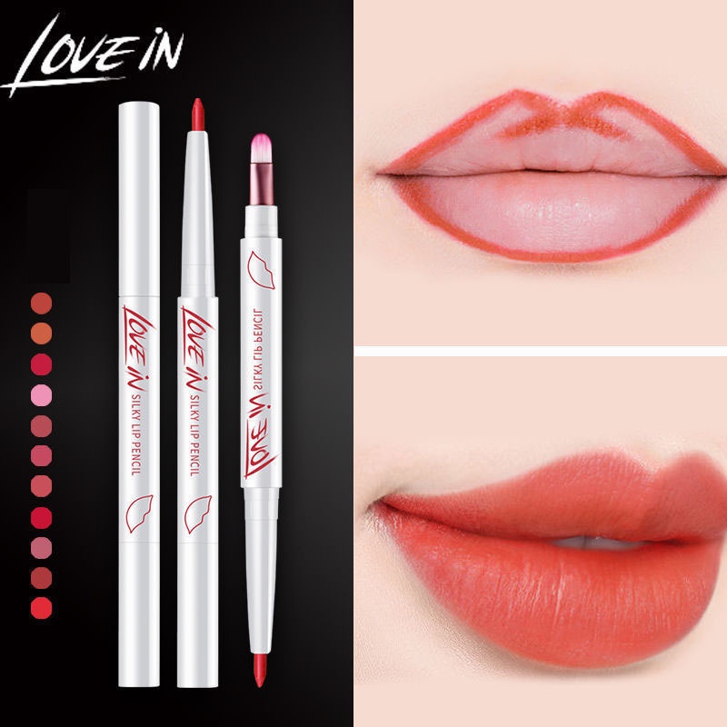 พร้อมส่ง โปรโมชั่น Lovein No-Cut ดินสอเขียนขอบปาก ลิปสติก เนื้อแมตต์ ...