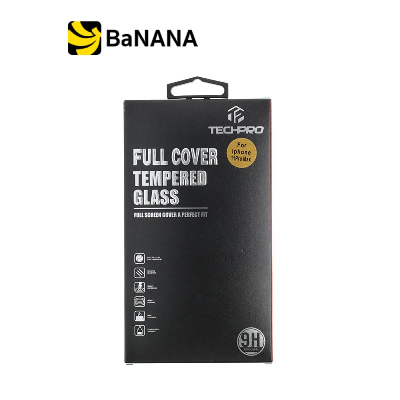 TECHPRO Tempered Glass Full Frame for Apple iPhone 11 Pro max by Banana IT - bananaonlineshop ...