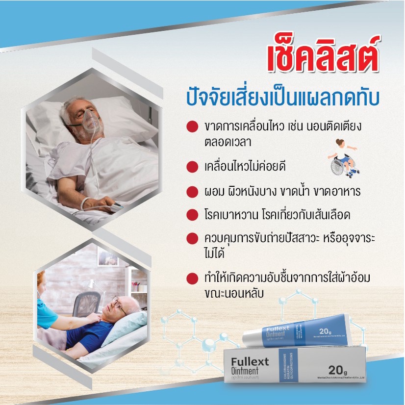 Fullext Ointment ฟูลเล็กท์ ออนท์เมนท์ ผลิตภัณฑ์ดูแลแผล 20 g. ฆ่าเซื้อ ...