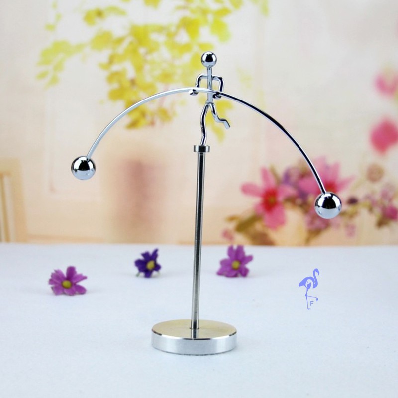 GY Rotating Balancing Ball Swing Small Man Tumbler Home Office Crafts ...