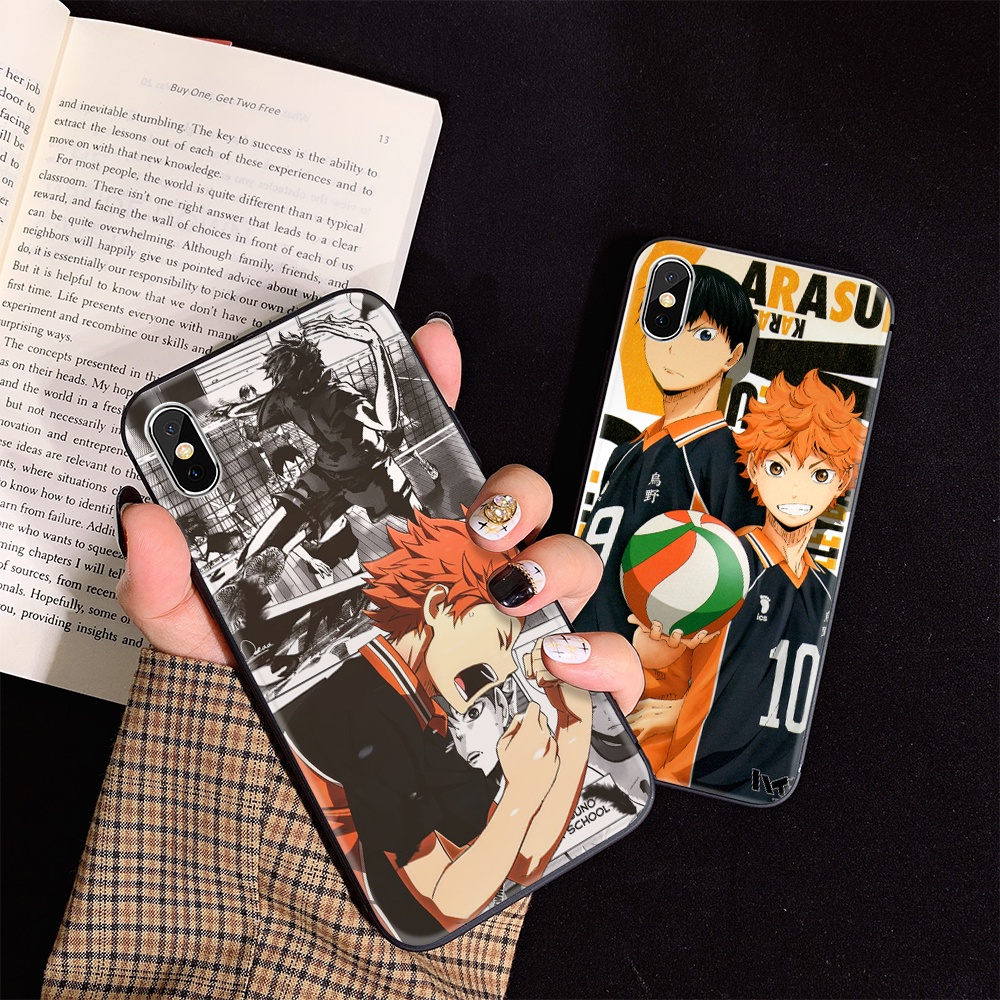 iPhone 12 Mini 11 Pro XR XS Max Soft Case B15 Anime Haikyuu Hinata ...