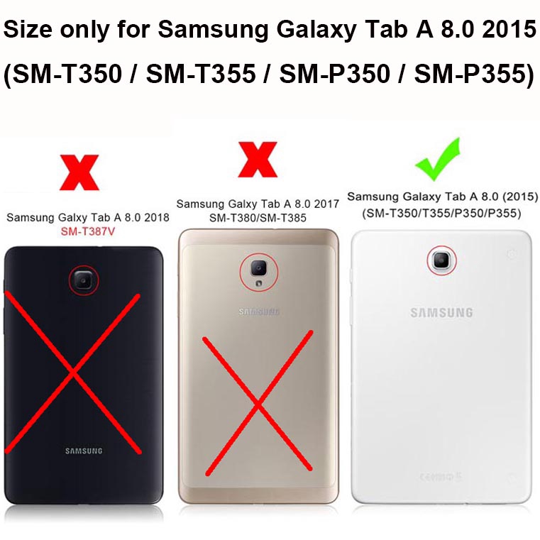 เคสโทรศัพท์มือถือพิมพ์ลายสําหรับ Samsung Galaxy Tab A 8 . 0 2015 Sm - T ...