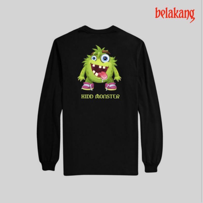 Kidsd Monster Brand Distro เสื้อยืดแขนยาวคุณภาพดี Produc 100 Combed 30 ...