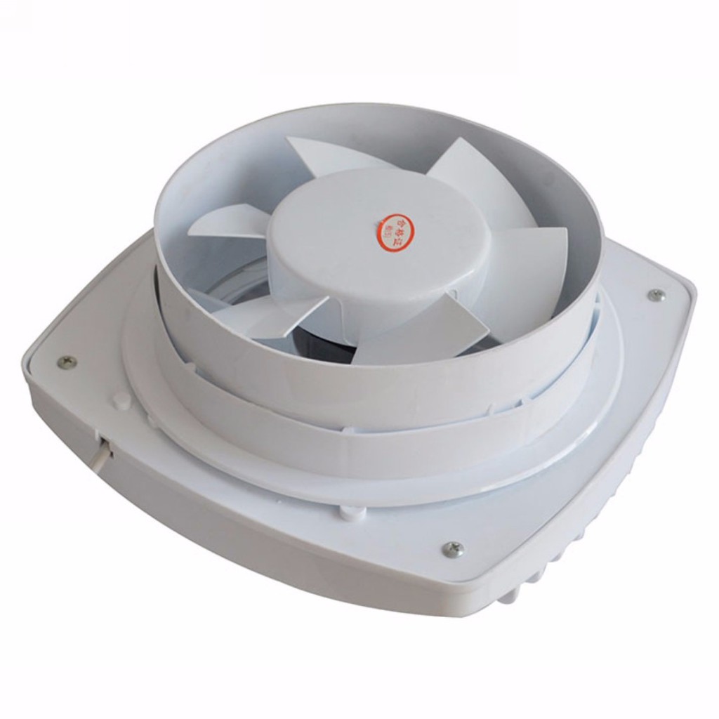 12W 4 inch Ventilation Exhaust Fan Kitchen Bathroom Window Ceiling Wall ...