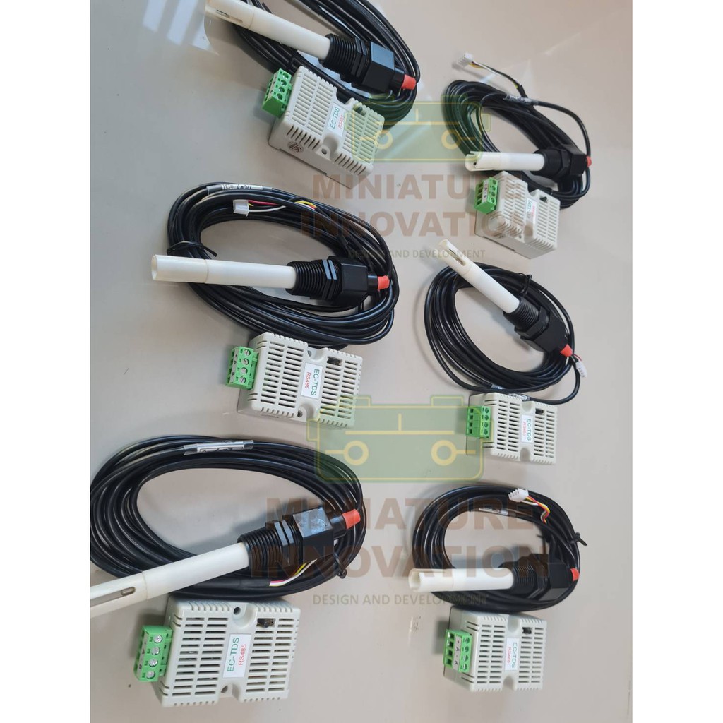 EC transmitter RS485 output with Module Modbus 485 เซ็นเซอร์วัดค่า EC ...