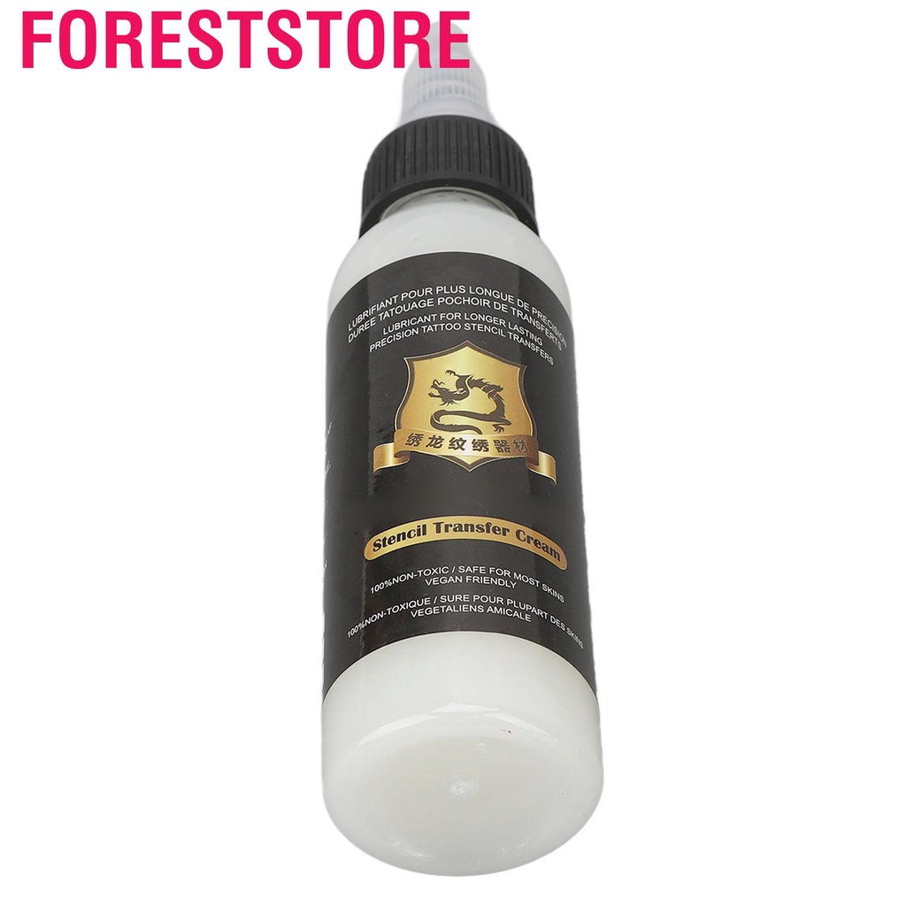 Foreststore Tattoo Transfer Cream Professional Salon Stencil Gel Solution Supplies 60ml ...