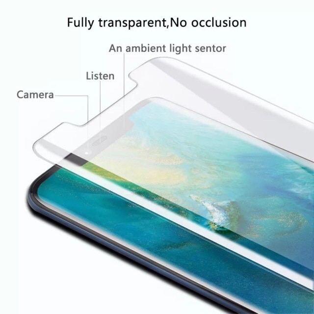 UV ใส ฟิล์มกระจกนิรภัย For Huawei Nova9 P40Pro P50Pro Mate20Pro mate20 Mate30Pro P20 P20Pro P30 ...