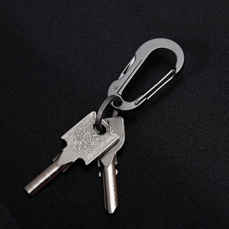 มีดเอนกประสงค์：Multifunction Titanium Alloy Keychain Climbing Chain ...