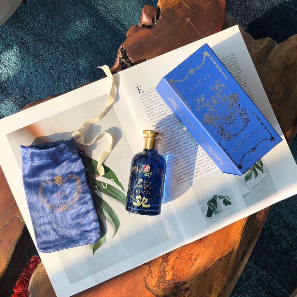 NEW Gucci Blue BottleRose Water "A Song for the Rose" Pe - c6ari6_6f5 ...