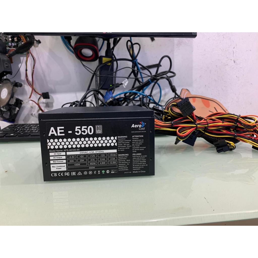 9.9 โปรฯ AEROCOOL AE550 - 550W 80 PLUS มือสอง สภาพสวยๆ - atcomsamrong1 ...