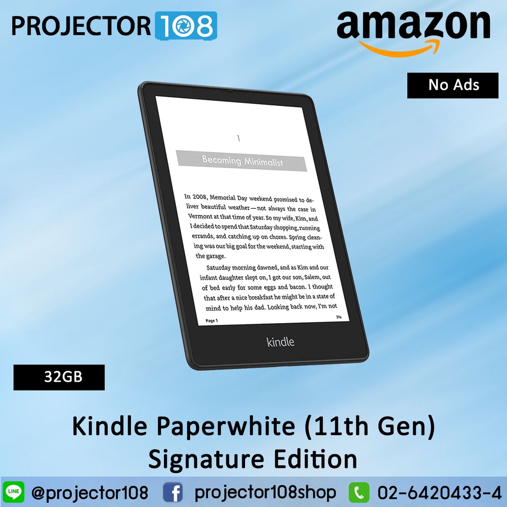 Amazon Kindle Paperwhite Signature Edition (11th Gen), (32 GB) – With a 6.8" display, wireless ...