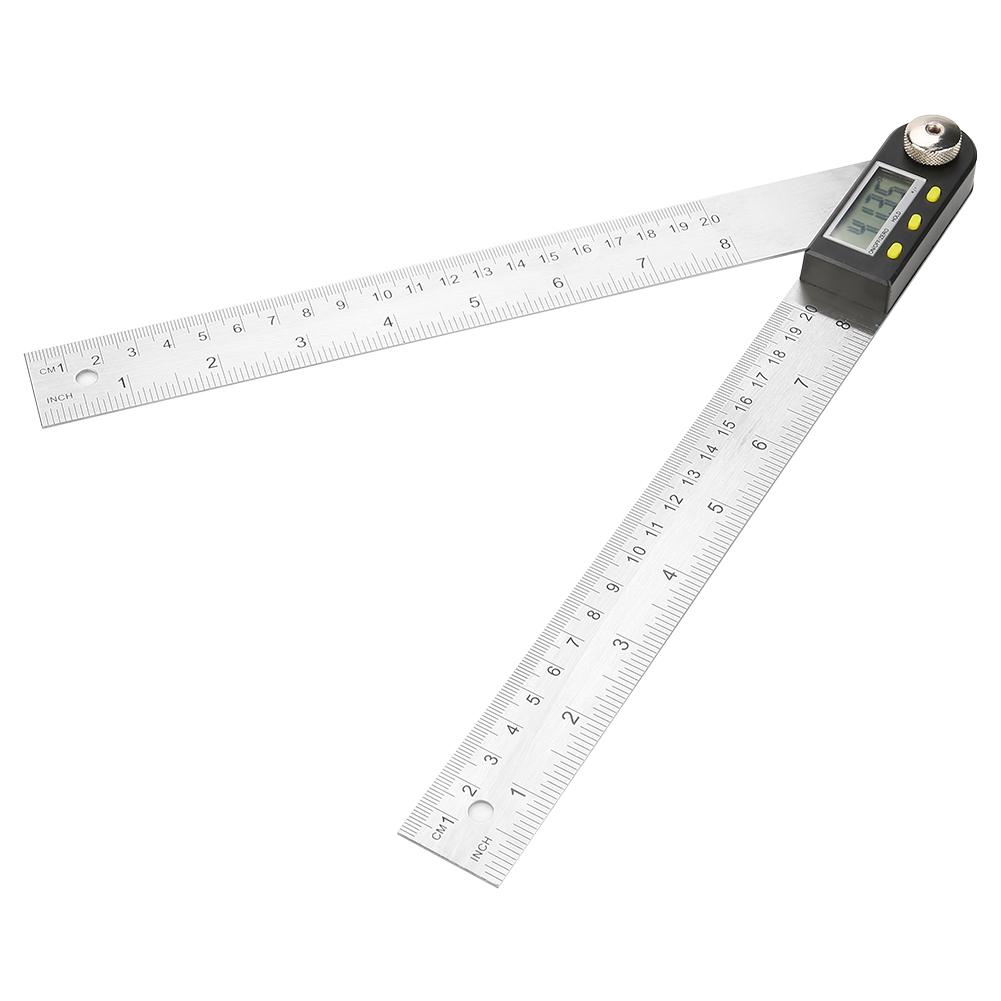 สินค้าพร้อมส่ง0-200mm Stainless Steel Electronic Protractor Digital ...