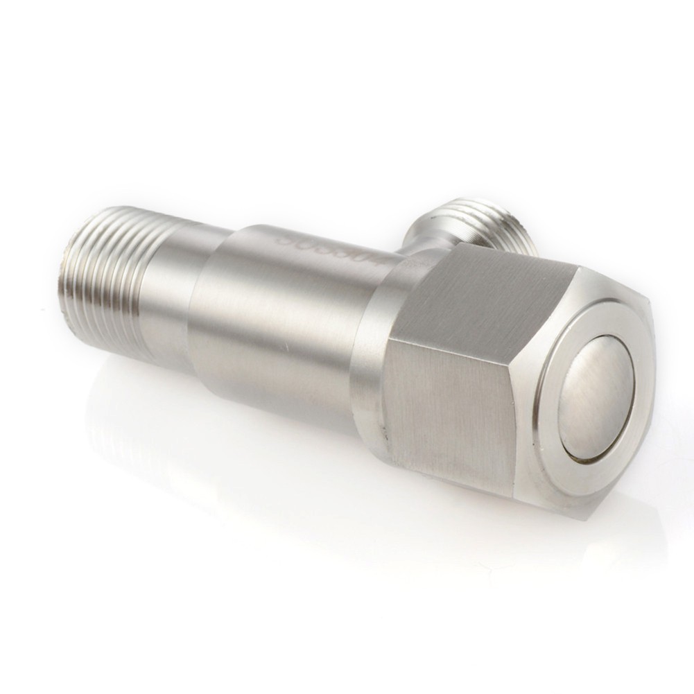 304 Stainless Steel Angled Valve Shower Head Toilet Faucet Stop Valve ...