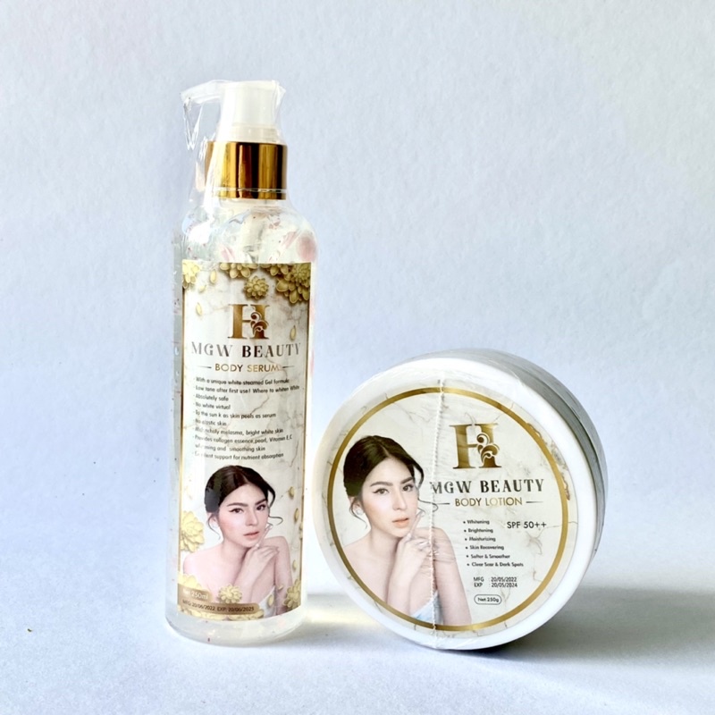 เมจิกไวท์ บอดี้เซรั่ม และ โลชั่น I MGW BEAUTY BODY SERUM & LOTION ครีม ...