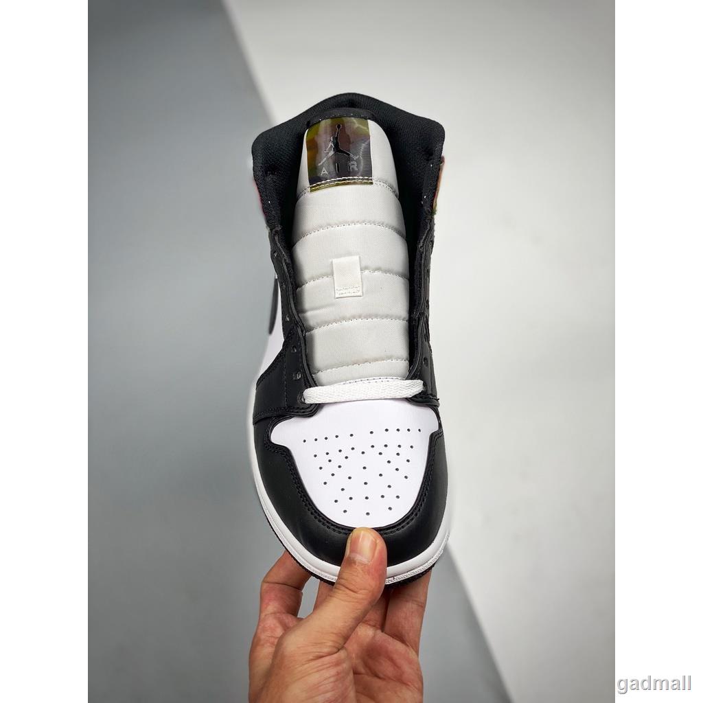 God Version Nike Air Jordan 1 AJ1 Mid Heat Reactive Casual High Top ...