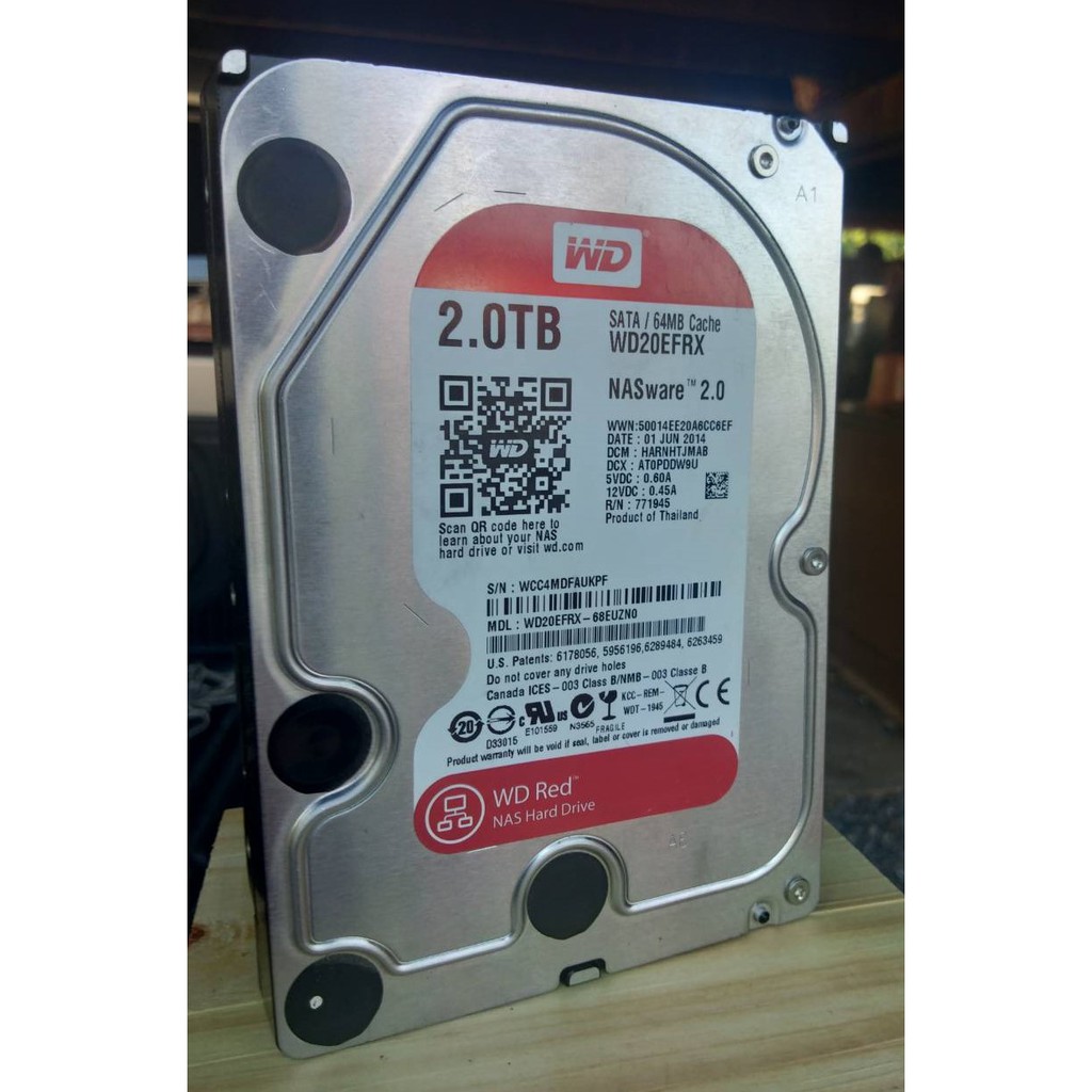 WD RED 2TB (ฮาร์ดดิสก์มือสอง) | Shopee Thailand