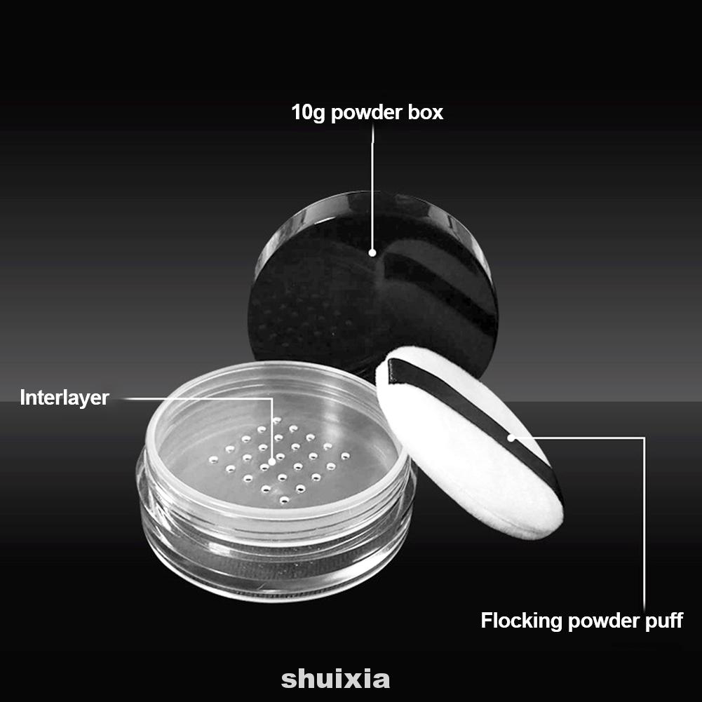 10g Round Shape Portable Empty Loose Powder Container - shuixia.th ...