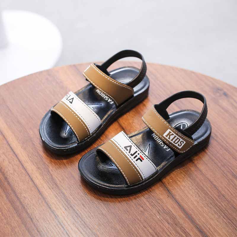 New Korean children's sandals non-slip wear-resistant student beach ...