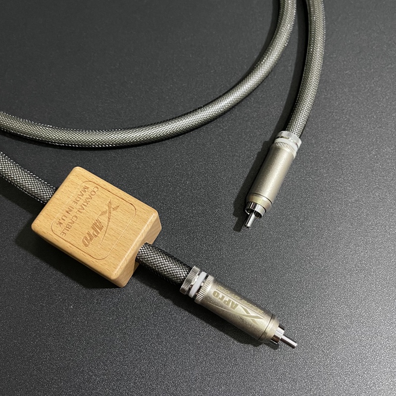 Xapro 7N OCC สายเคเบิลโคแอกเชียล RCA สีเงิน 75 โอห์ม สายสัญญาณเสียง ...