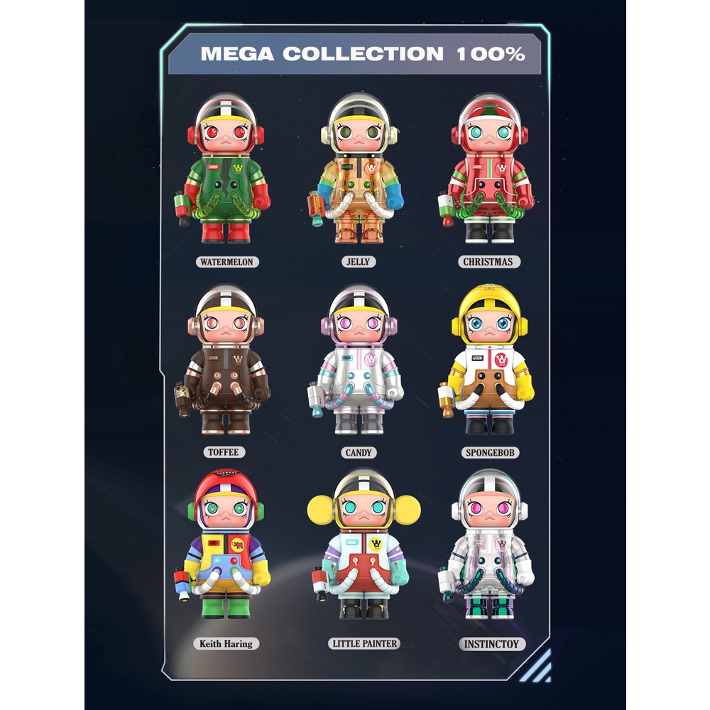 (ขายแยก) POPMART - MOLLY - Mega Collection 100 Space Molly ...