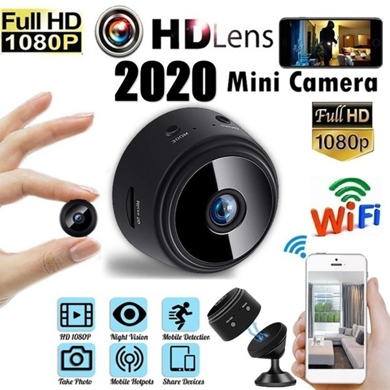 เว็บแคม:I Mini Wifi Camera 1080 HD Video Security Surveillance Camera ...