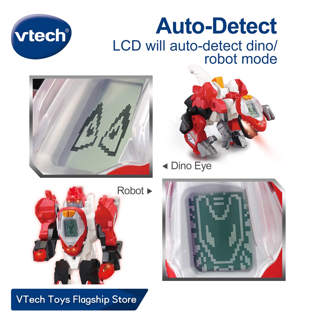 VTech Transforming dinosaur toys and Robot Toys Defender the ...