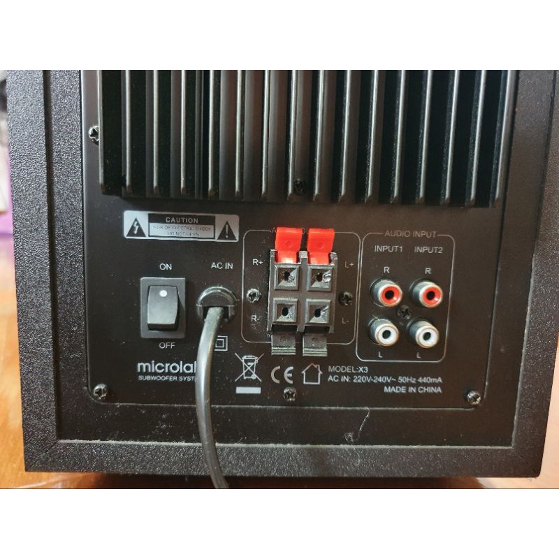 ลำโพง 2.1 Microlab X3 mod ริมดำ Soundcity มือสอง - billieragnarsson ...