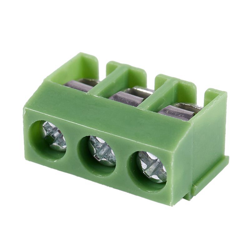 20 ชิ้น 3 Pin 5 มม. Pitch PCB Mount Screw Terminal Block AC 250 V 8A ...