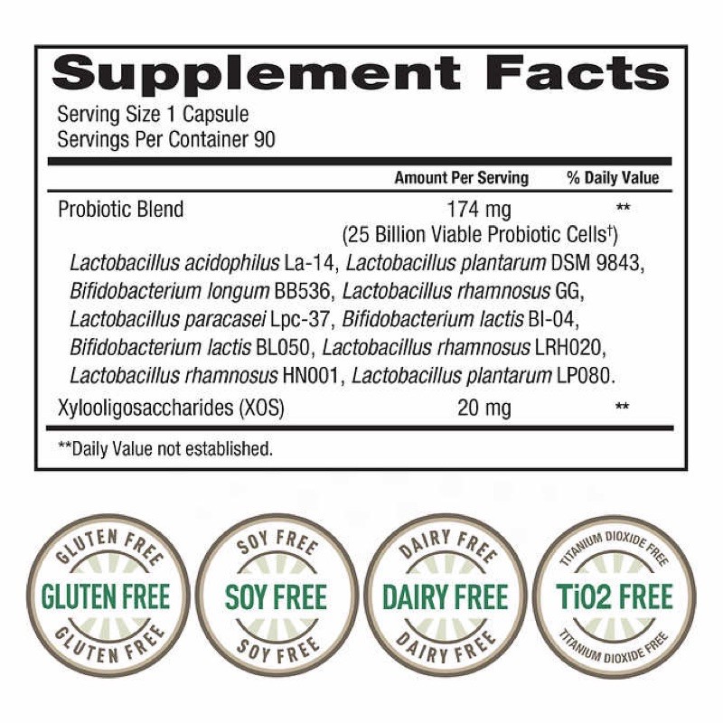 trunature Womens Daily Probiotic 90 Vegetarian Capsules โพรไบโอติก ...