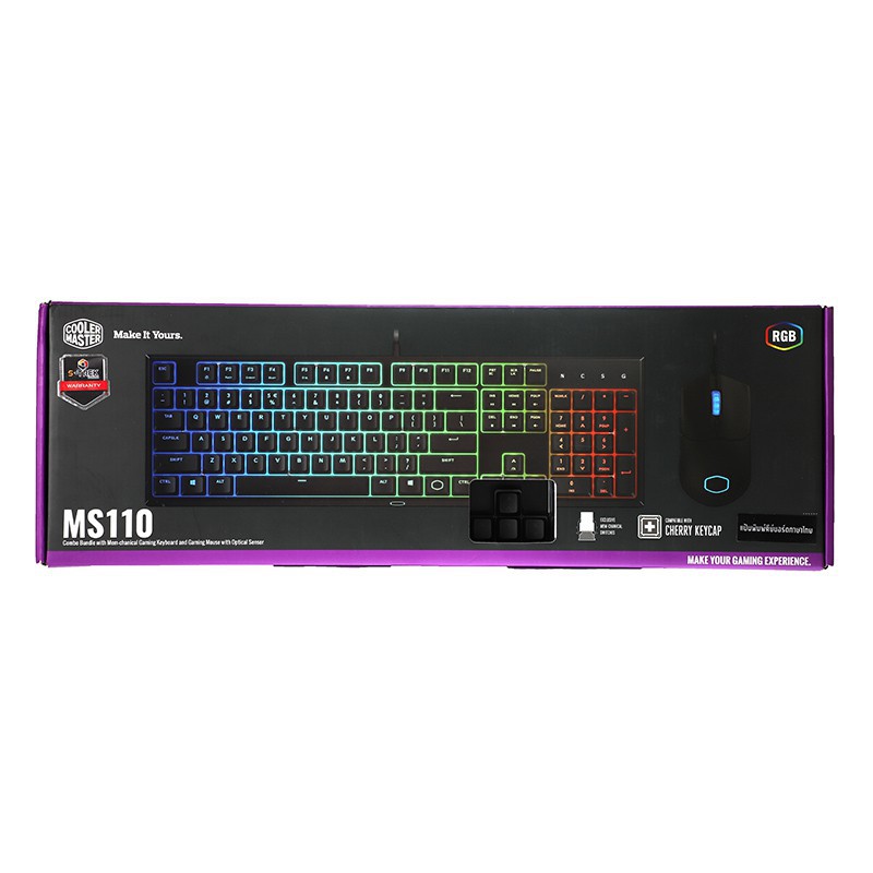 ลดพิเศษ???? ชุดเมาส์+คีย์บอร์ด ????SET COMBO COOLERMASTER MASTERSET ...
