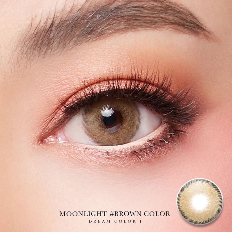 Moonlight brown พร้อมส่งค่าสายตา (Dreamcolor1) | Shopee Thailand