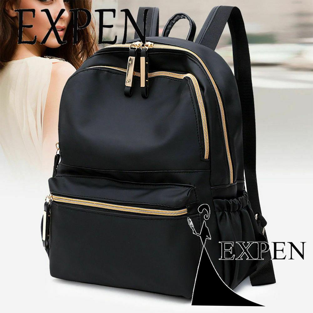 Expen กระเป๋าเป้สะพายหลัง กระเป๋านักเรียน ผ้าไนล่อน กันน้ํา ลําลอง ผ้า ...