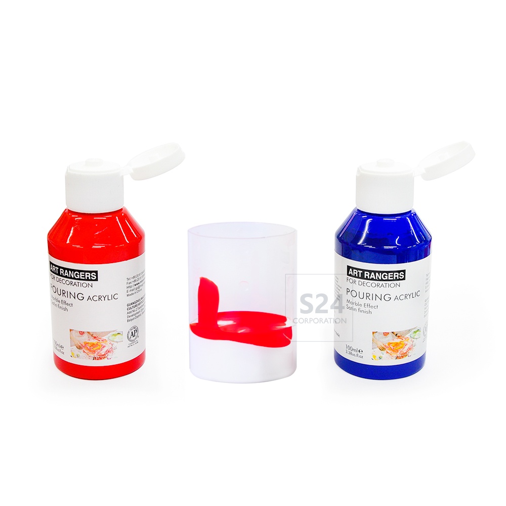 สีอะคริลิค Pouring Acrylic ART RANGER ชุด 6 สี (100ml) PMA06100R-1 เทสี ...