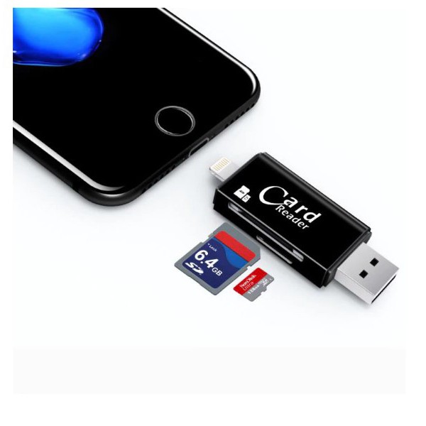 iDragon(5) การ์ดรีดเดอร์ SD Card Reader iUSB Pro USB TF Card Reader ...