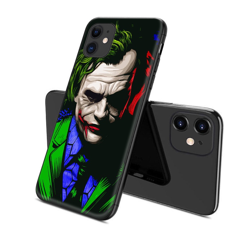 iPhone 12 Mini 11 Pro XR XS Max Soft Case B29 Comics The Joker ...