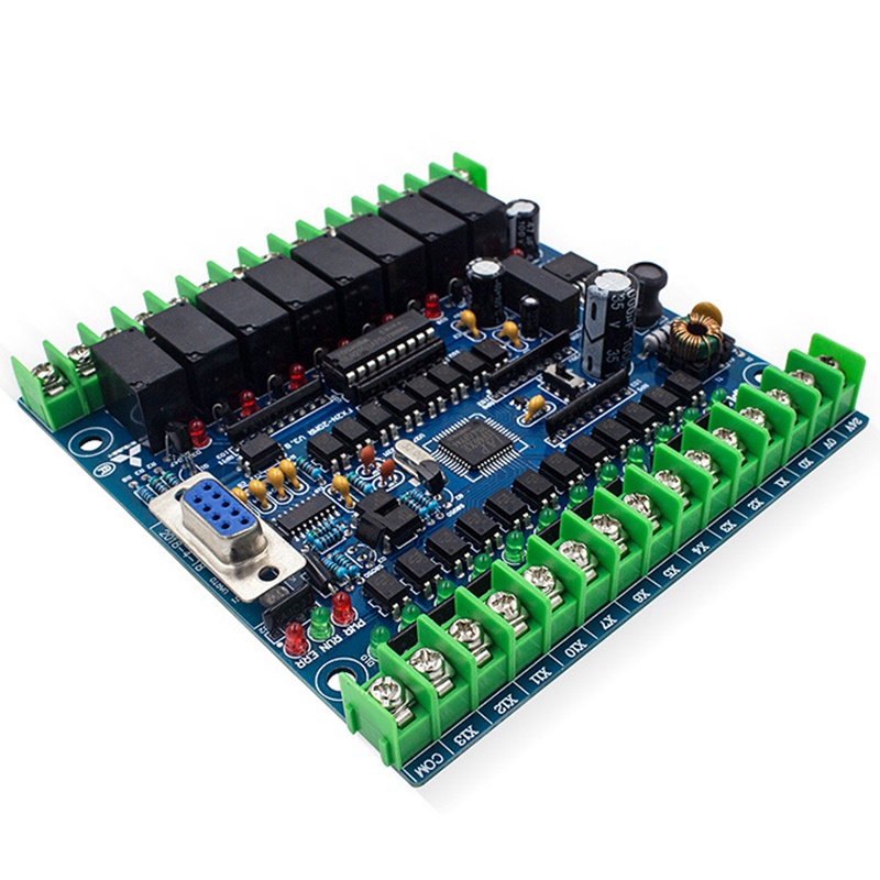 โปรแกรมควบคุมโลจิกควบคุม Fx2N-20Mr Plc บอร์ดควบคุมอุตสาหกรรม 12 อินพุต 8 เอาท์พุต 24V 5A ...