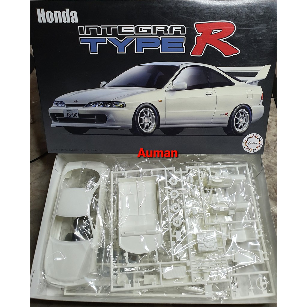 Integra DC2 โมเดลรถ Honda Integra Type R รหัสตัวถัง DC2 ขนาด 124 ของ ...