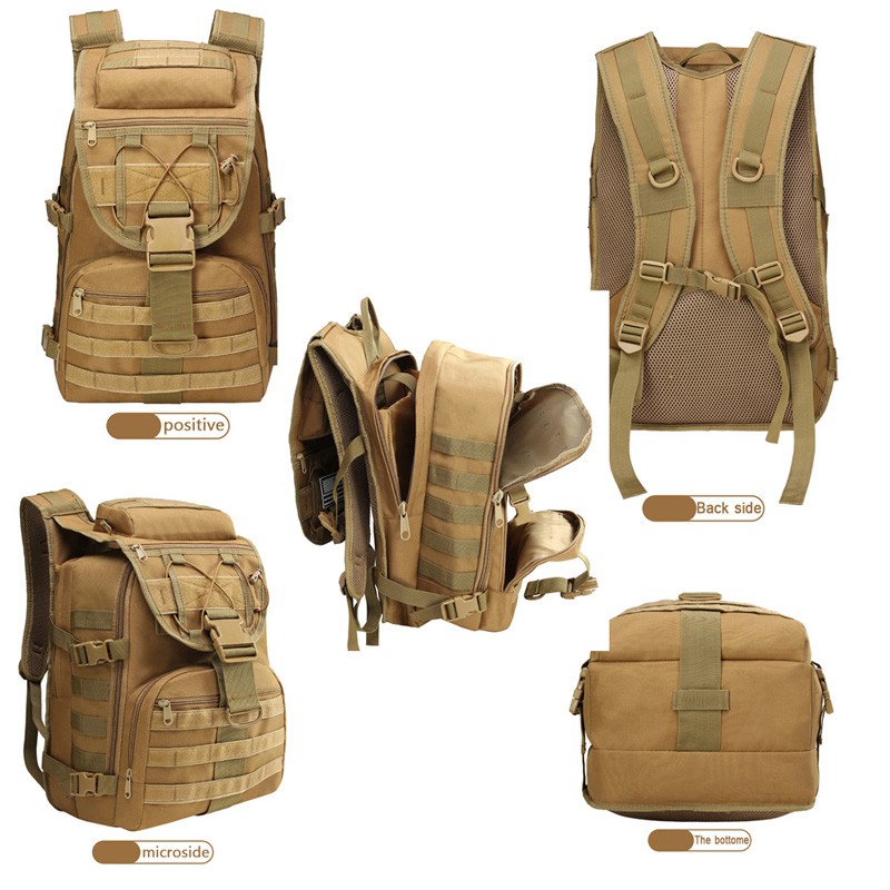 {new}Military Tactical Backpack Large Army Assault Pack Molle Bug Out ...