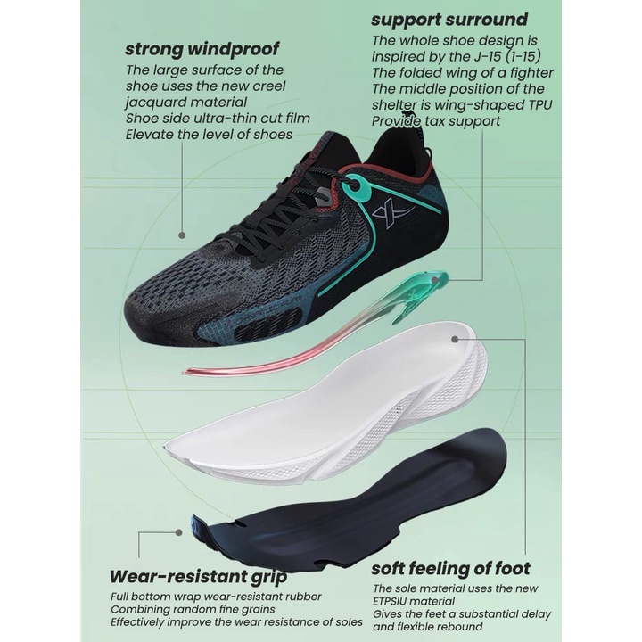 Xtep 2022 Dynamic Foam 2.0T 2022 รองเท้าวิ่ง ระบายอากาศ ดูดซับแรงกระแทก ...
